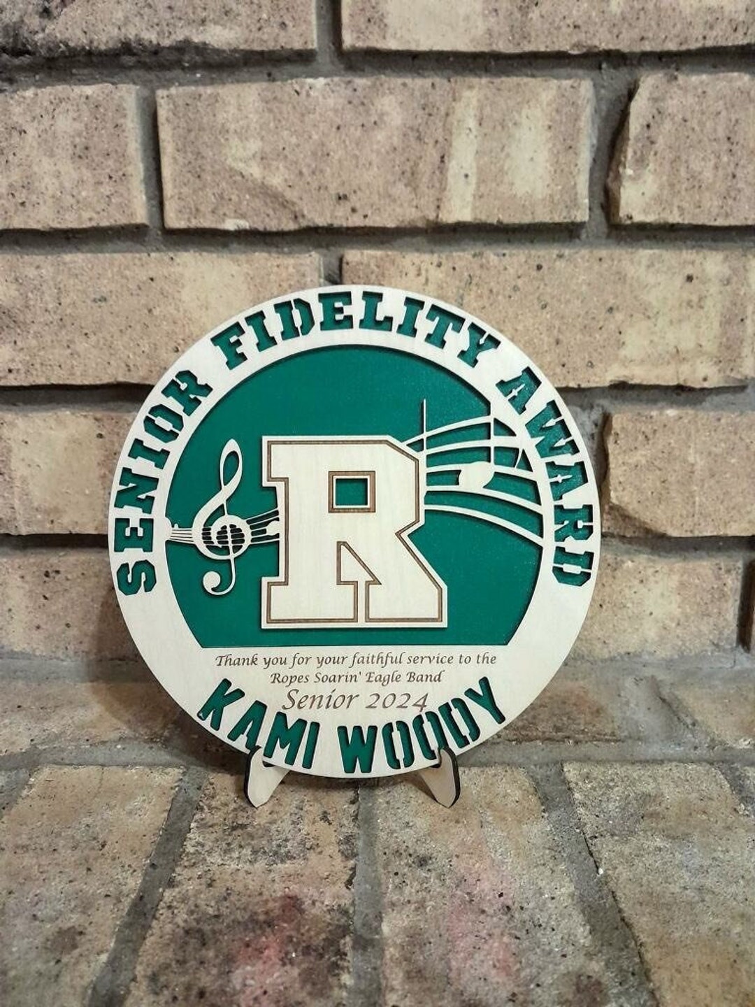 Custom Band Award Plaque | Laser Cut Band Plaque | Personalized Band ...