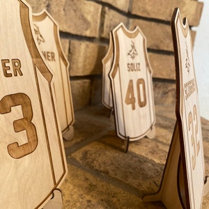 DIGITAL FILE Custom Basketball Jersey Sign | Laser Cut Basketball ...