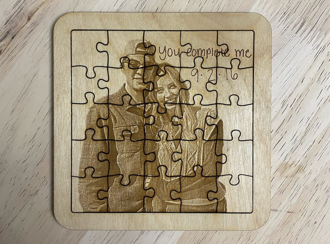 Wooden Picture Puzzle | Picture Puzzle | Valentine's Puzzle | Custom ...