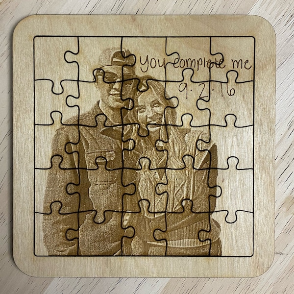 Custom Wooden Puzzle - Etsy
