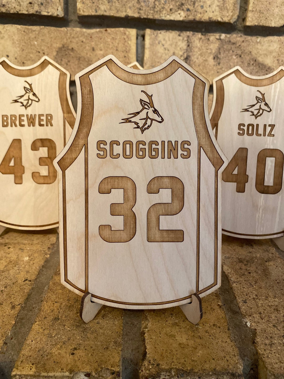 Custom Basketball Jersey Sign | Laser Cut Basketball Plaque ...