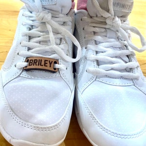 Shoe Tag | Shoelace Tag | Custom Leather Tag | Custom Shoe Name Tag ...