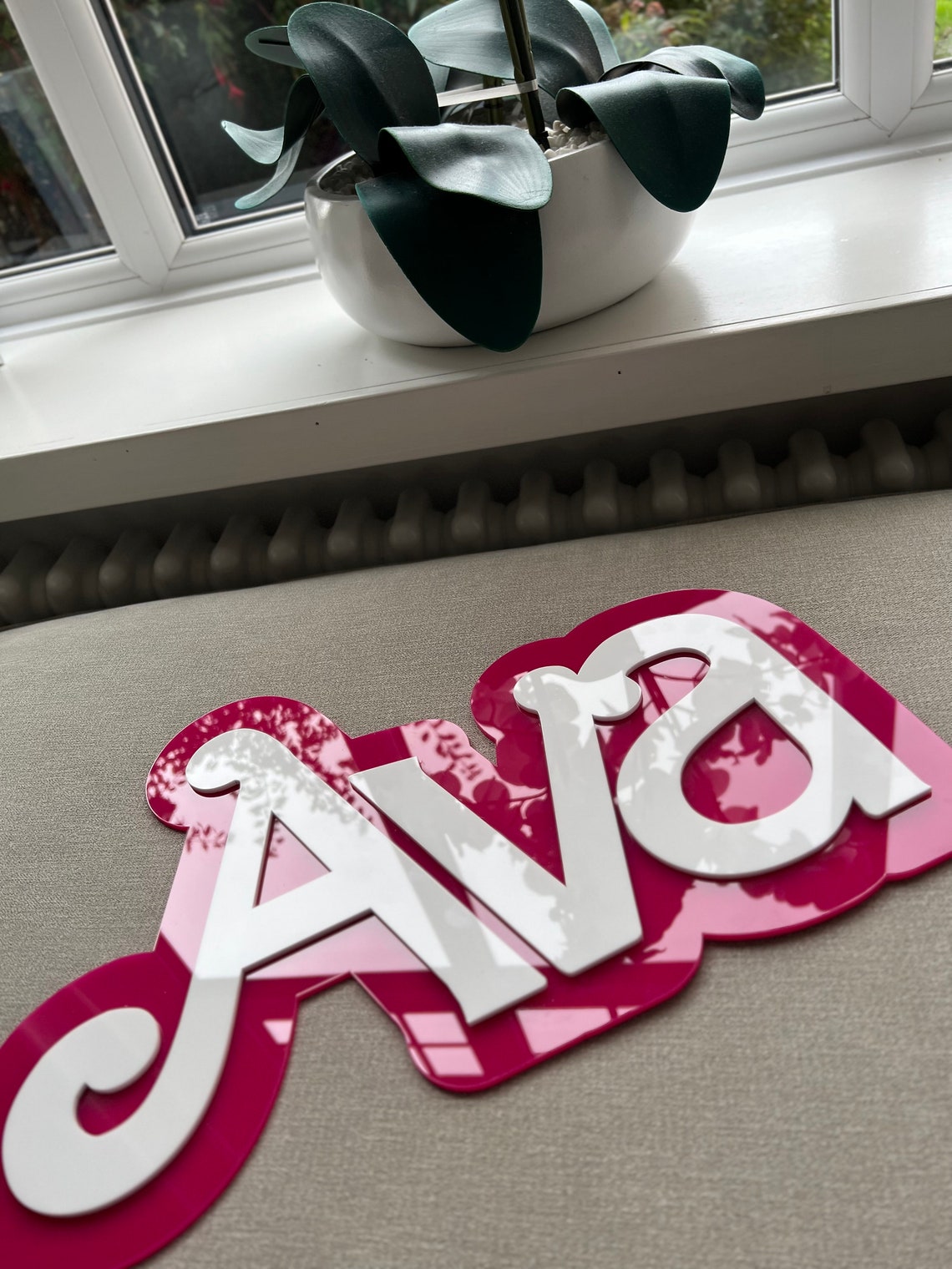 Barbie Sign Barbie Barbie Bedroom Barbie Acrylic Sign Pink Barbie Gift ...