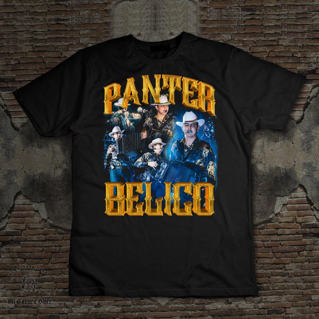 Panter Belico Grupo Arriesgado Vintage Look T-shirt Playera Regional ...