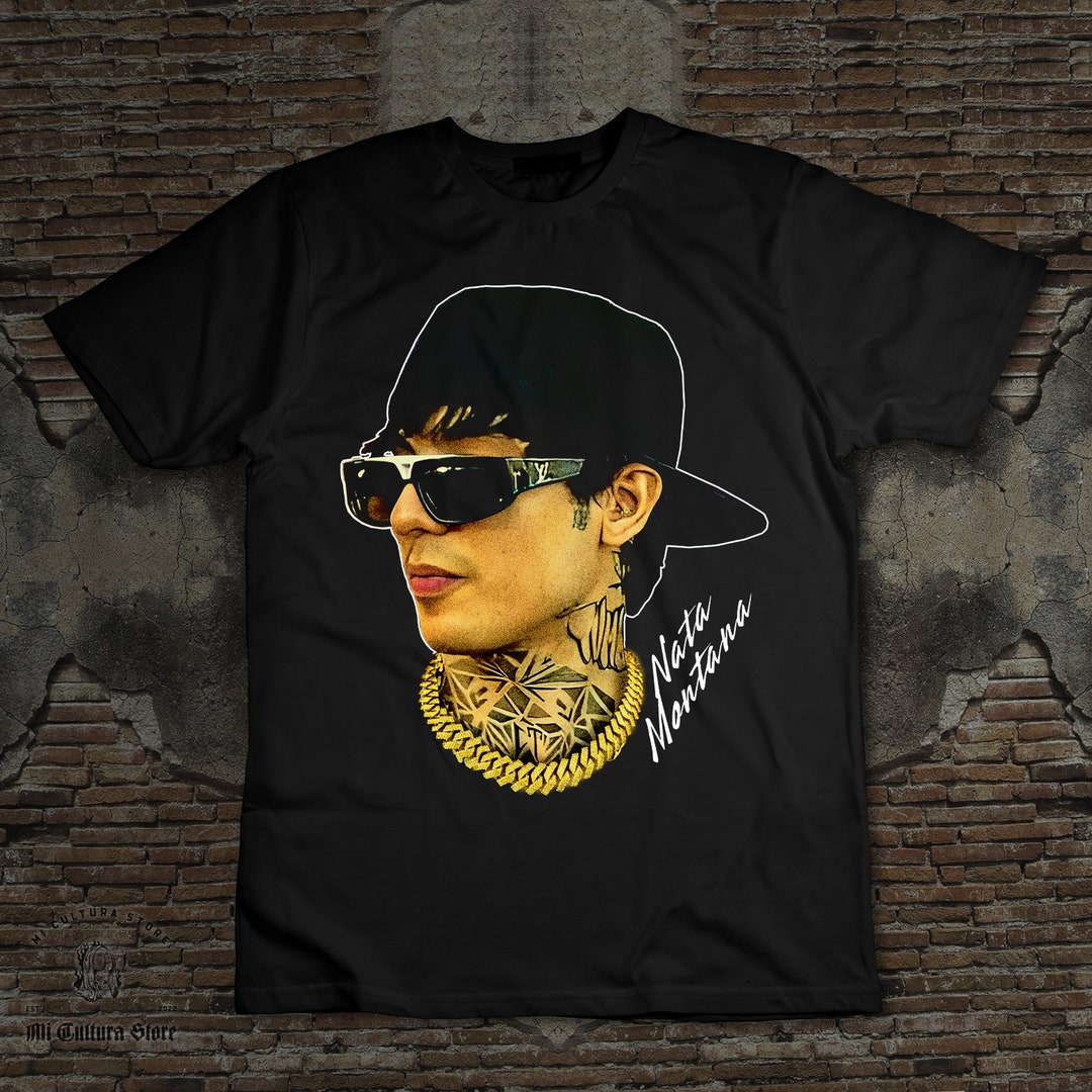 Natanael Cano Vintage Head Look T-shirt Playera Regional Mexicano ...