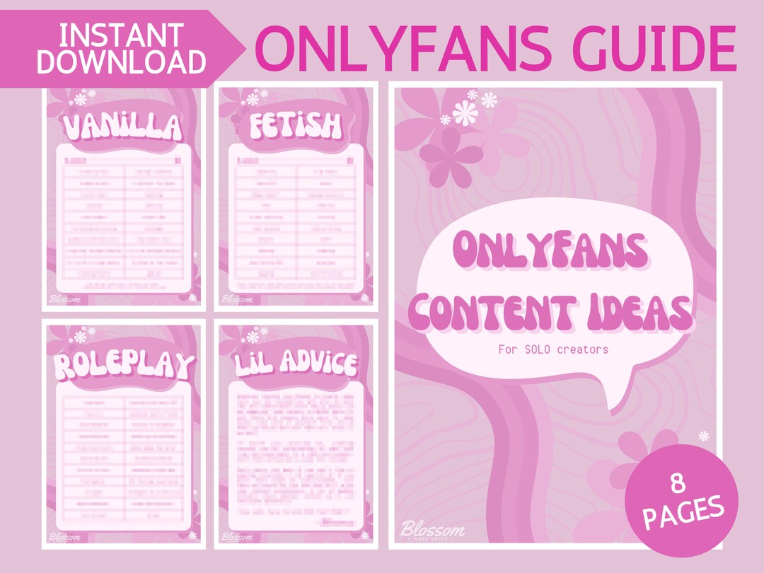 Onlyfans Content Ideas for Solo Content - Adult Creators for Onlyfans, Fansly, Loyalfans ...