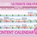Ultimate Onlyfans Organisation Bundle Planners for Adult Creators Using Fansly, Loyalfans ...