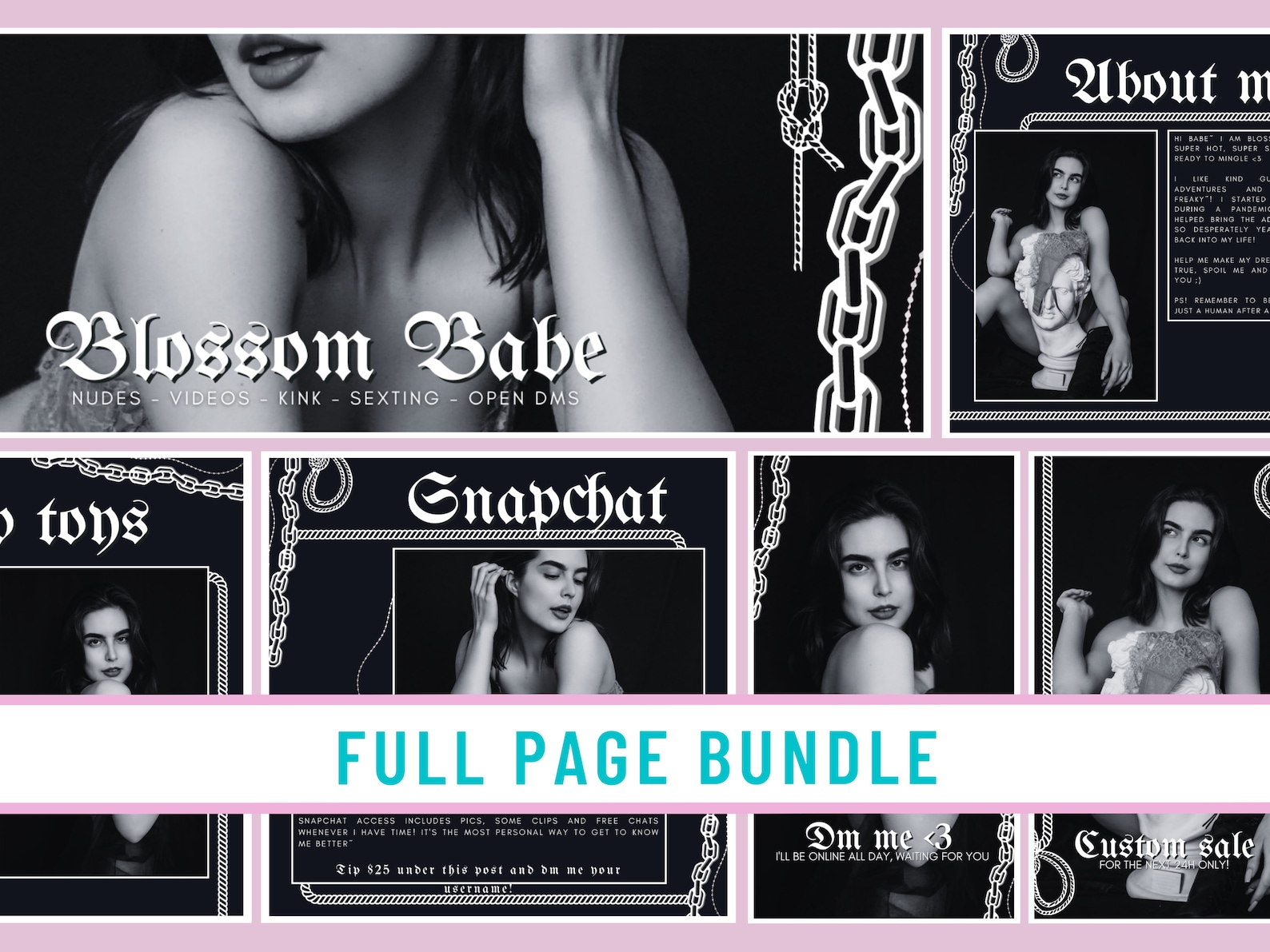 Full Page Onlyfans Graphic Template Set Easy to Edit Templates of ... Full Page Onlyfans Graphic Template Set Easy to Edit Templates of ...
