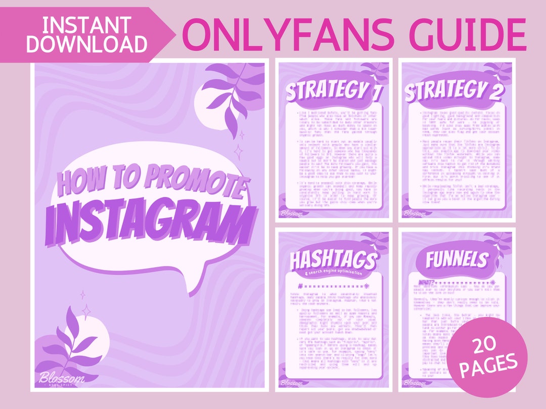 Onlyfans Guide Marketing on Instagram Adult Content Creator for ...