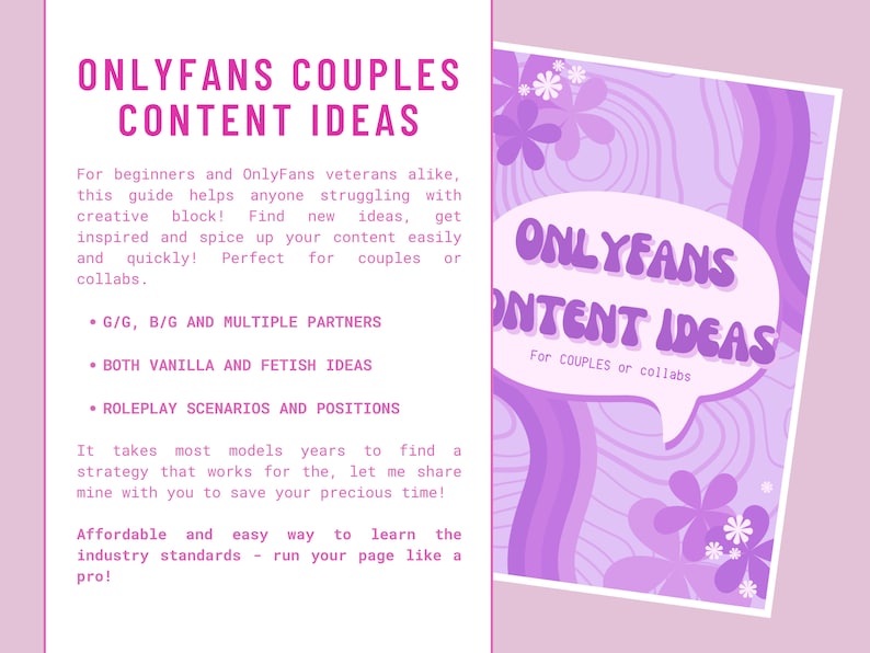 Onlyfans Content Ideas for Couples or Collabs Adult Creators for ...