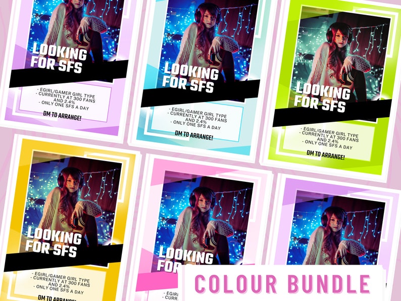 Onlyfans Flyer Template SFS or Promo Easy to Edit Onlyfans - Etsy