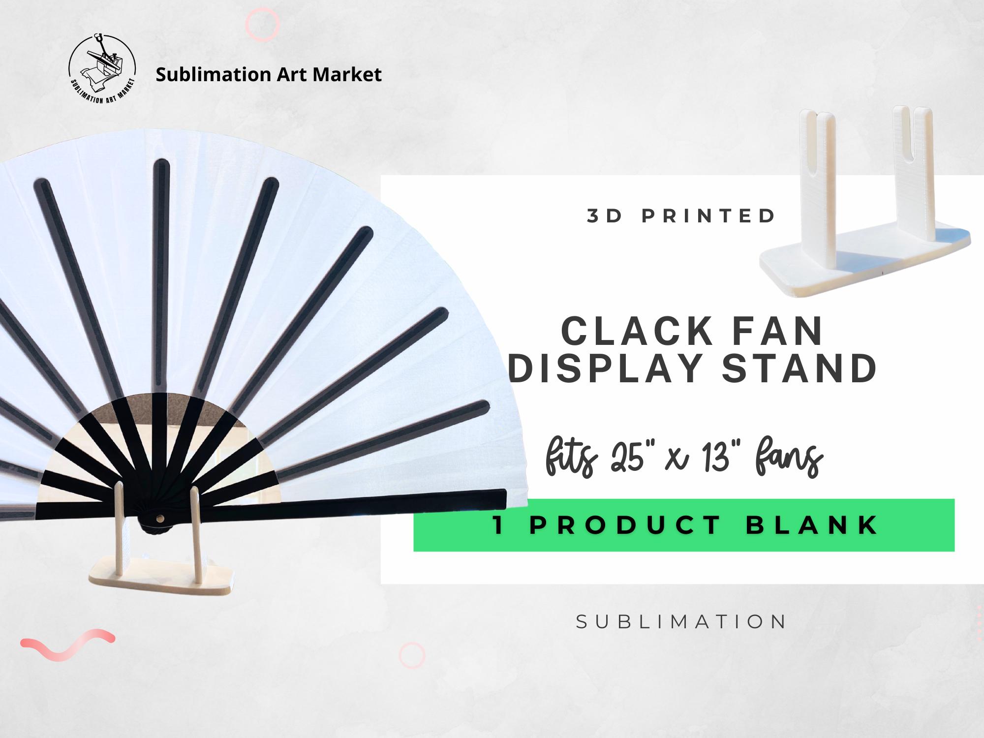 Clack Fan Display Stand | Lightweight Vendor Ready | Pop-up and Desk ...