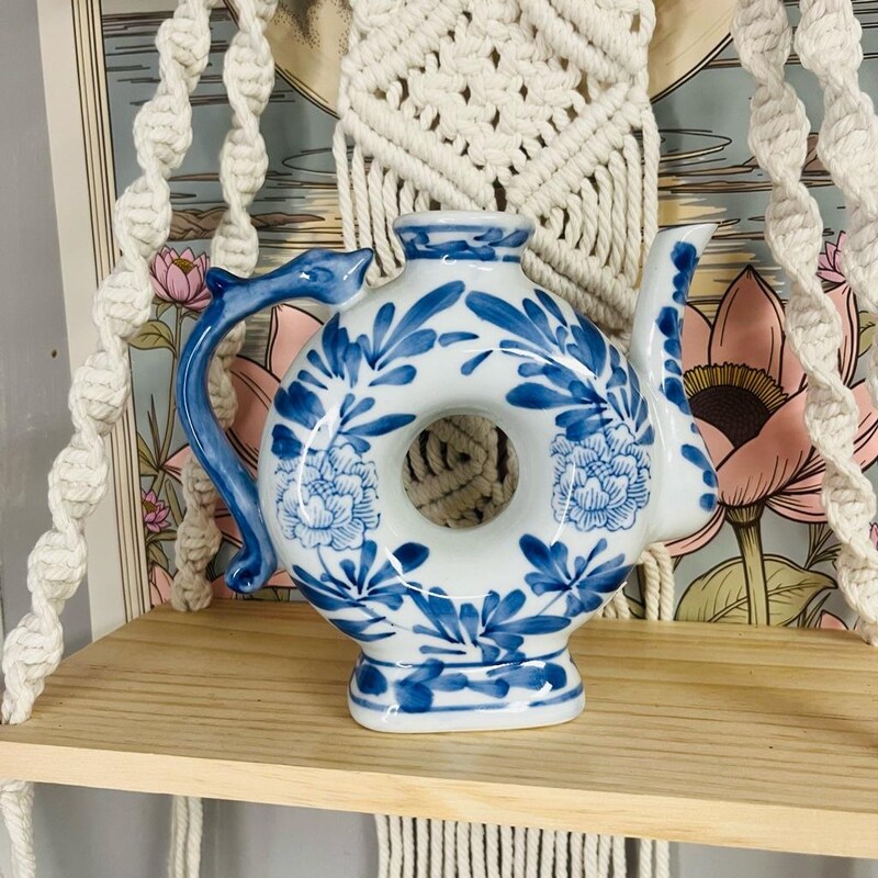 Floral Design Teapot - Etsy