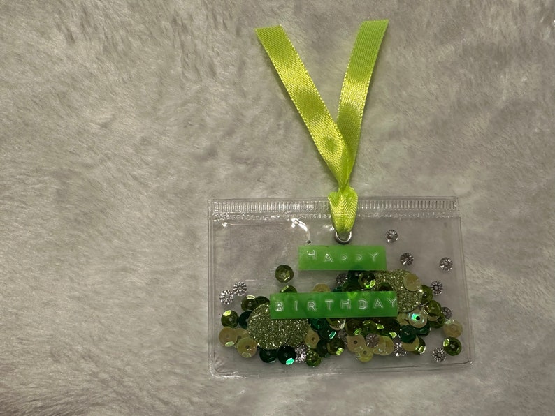 Happy Birthday Shaker Gift Tag - Etsy