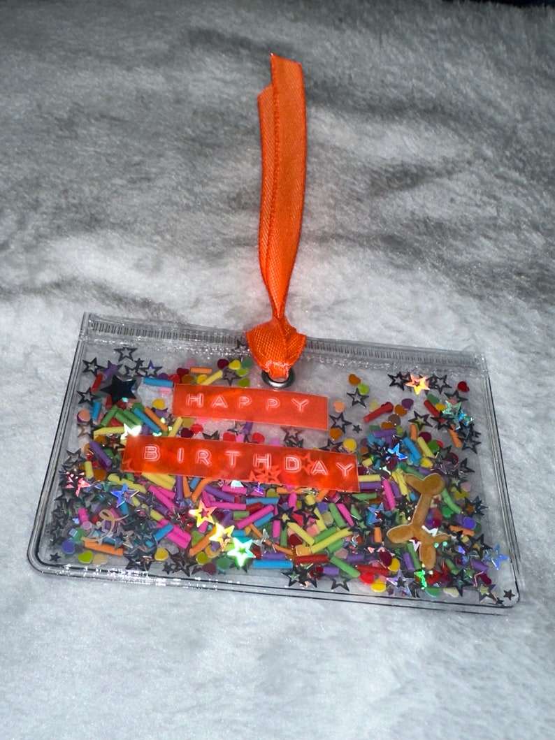 Happy Birthday Shaker Gift Tag - Etsy