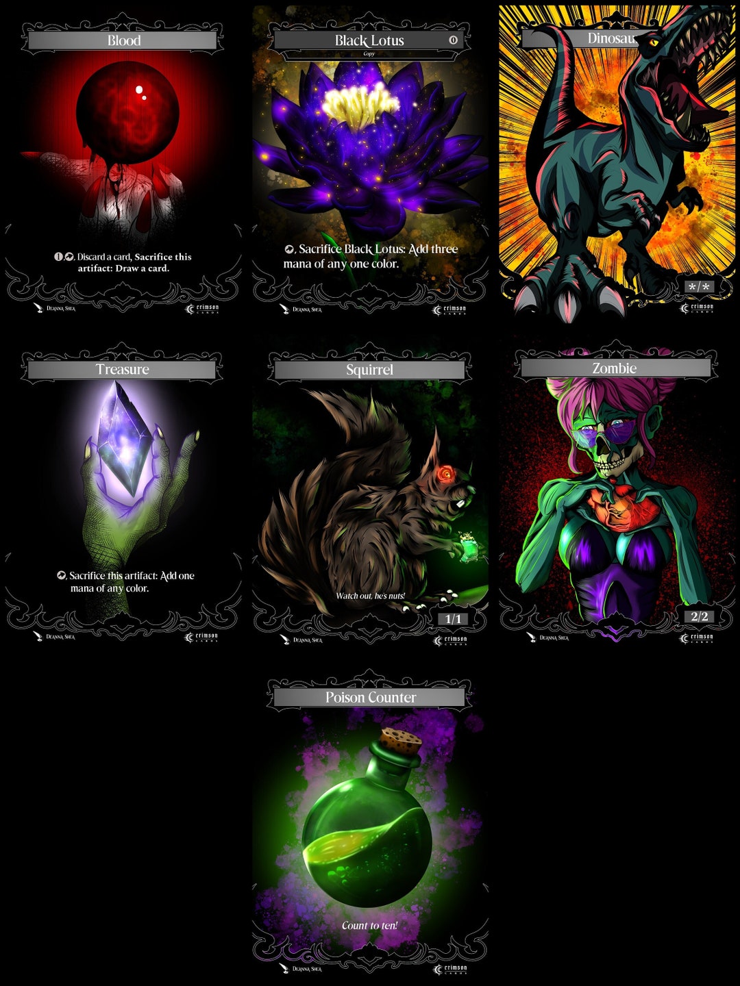 5x Custom MTG Tokens of Your Choice - Etsy