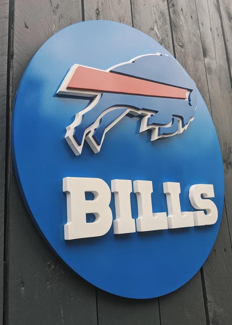 Custom Team Logo Any Team Wooden Wall Art Gift Idea Shelf Art Desk Art ...