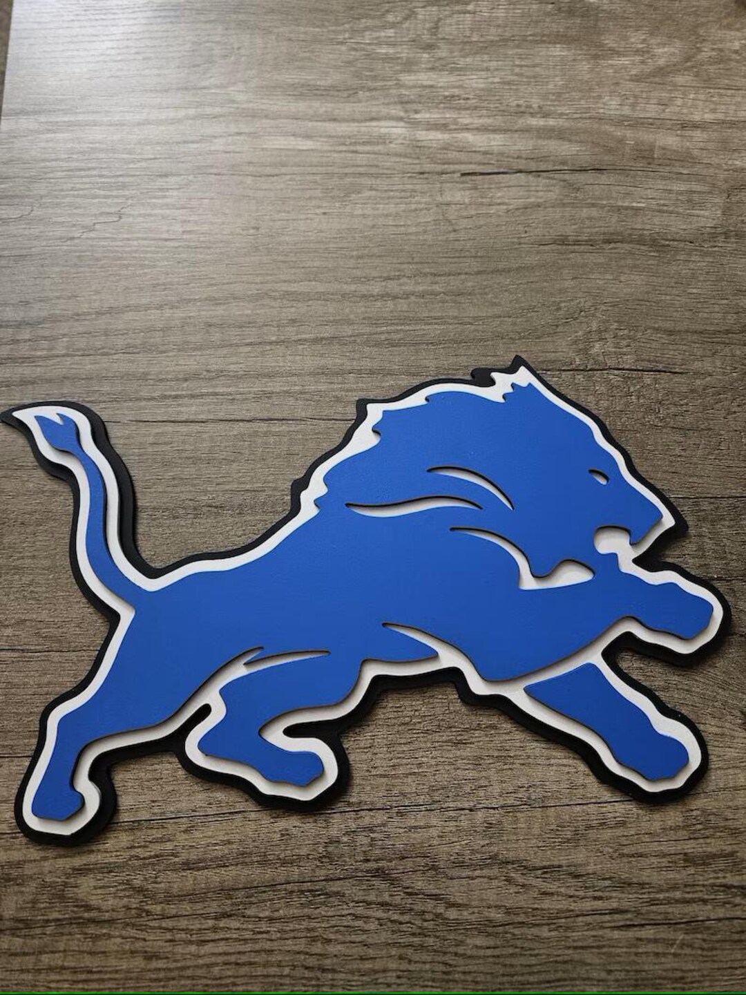 Custom Team Logo Any Team Wooden Wall Art Gift Idea Shelf Art Desk Art ...