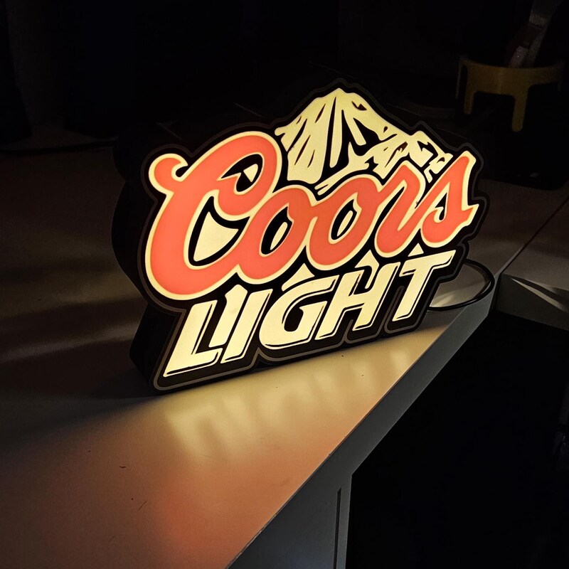 Coors Light Neon Sign - Etsy