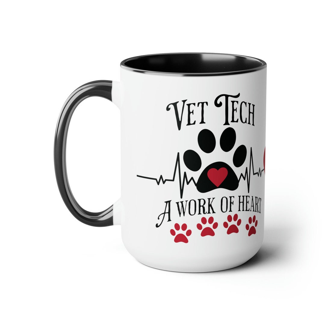 Vet Tech Mug, Veterinary Technician Appreciation Gift, Vet Tech Cup ...