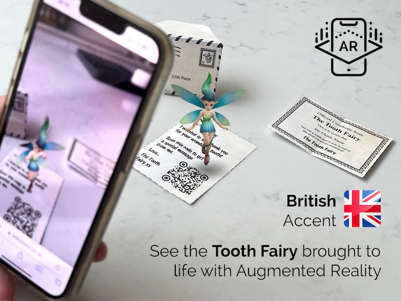 Tooth Fairy Certificate Template Letter - Name Editable With Animated ...