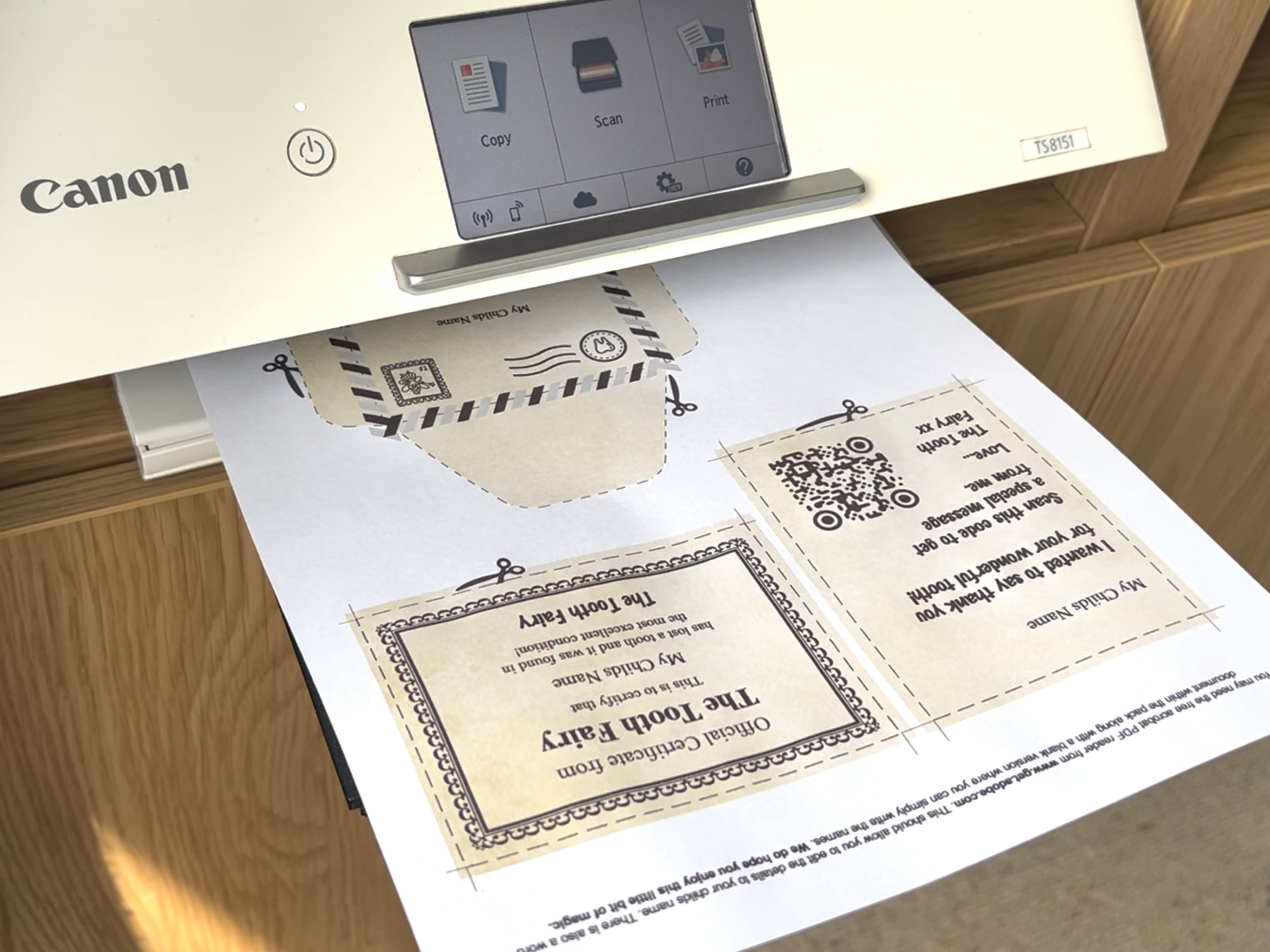 Tooth Fairy Certificate Template Letter - Name Editable With Animated ...