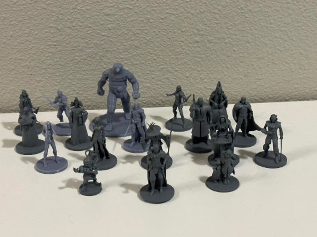 Curse of Strahd NPC Miniatures - Raw Prints - Etsy
