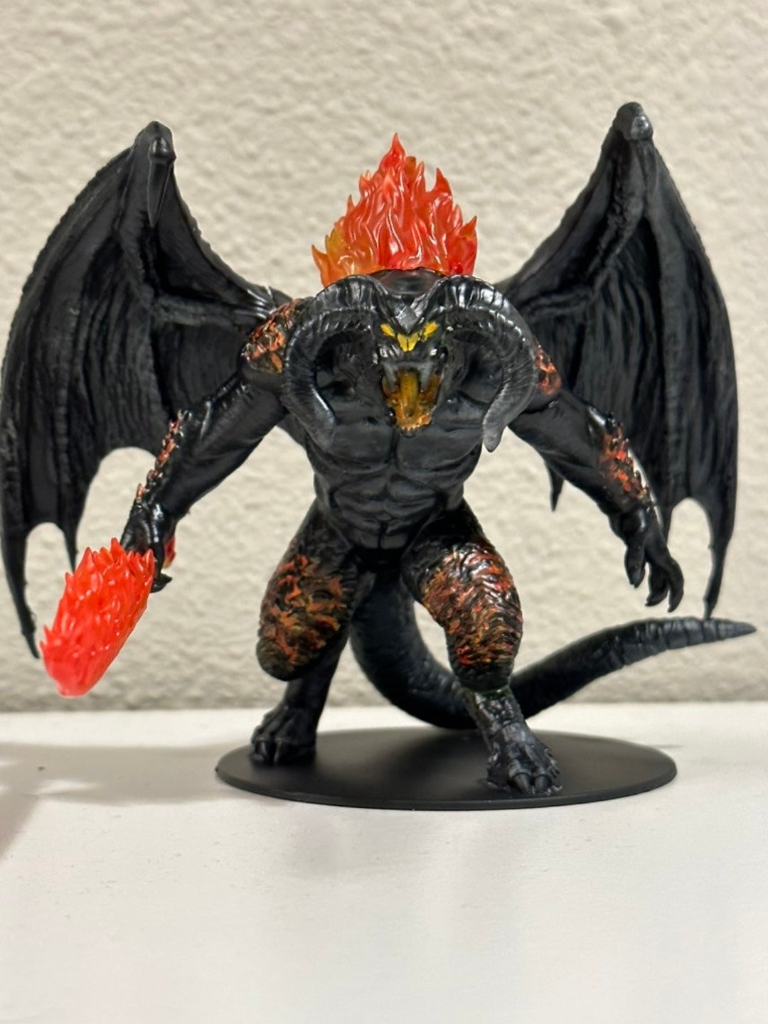 Painted Custom 3D Printed Balrog - Etsy