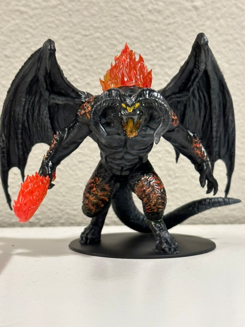 Painted Custom 3D Printed Balrog - Etsy