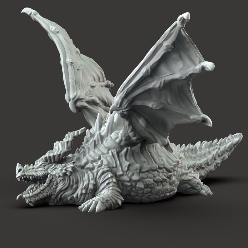 Custom 3D Printed Chonky Red Dragon themberchaud - Etsy