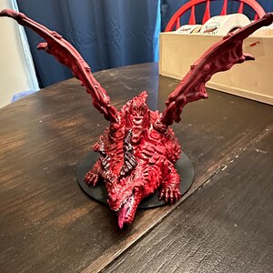 Custom 3D Printed Chonky Red Dragon "themberchaud" (movie Version) - Etsy