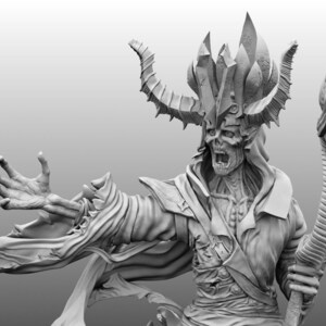 Custom 3D Printed Acererak Miniature - Etsy