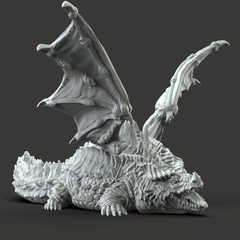 Custom 3D Printed Chonky Red Dragon themberchaud - Etsy