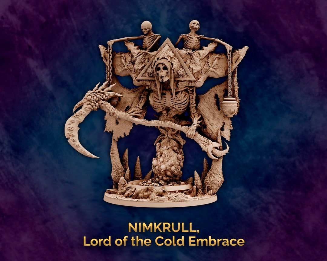 Custom 3D Printed BG3 Baldur's Gate 3 (III) Apostle of Myrkul Miniature ...