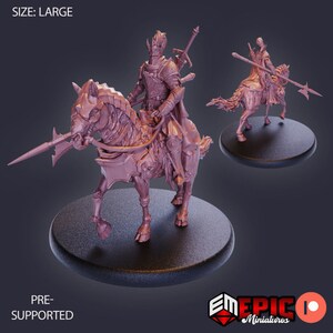 Custom 3D Printed Lord Soth/death Knight Miniatures - Etsy
