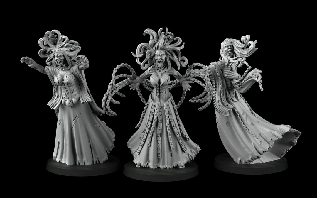 Custom 3D Printed Banshee Miniatures (set of 3) - Etsy