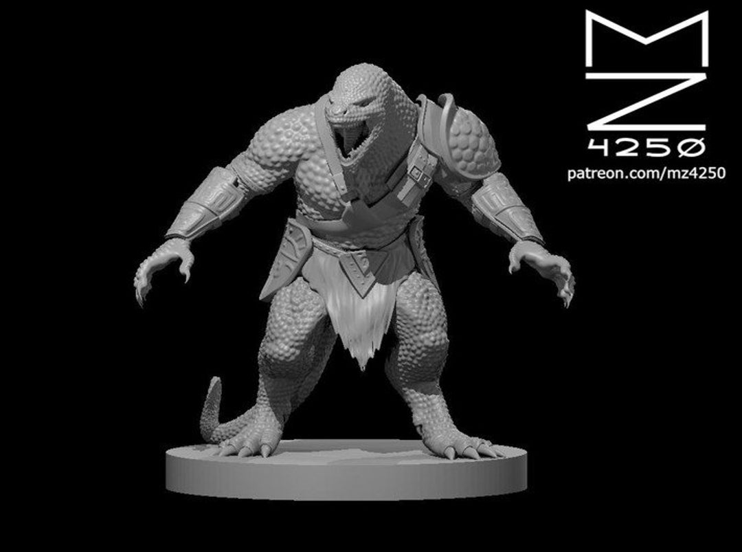 Dragonlance Draconian Miniatures - Raw Prints - Etsy