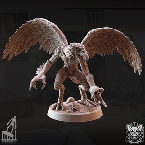 Custom 3D Printed Vrock Miniature - Etsy