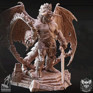 Custom 3D Printed Balor Miniature - Etsy
