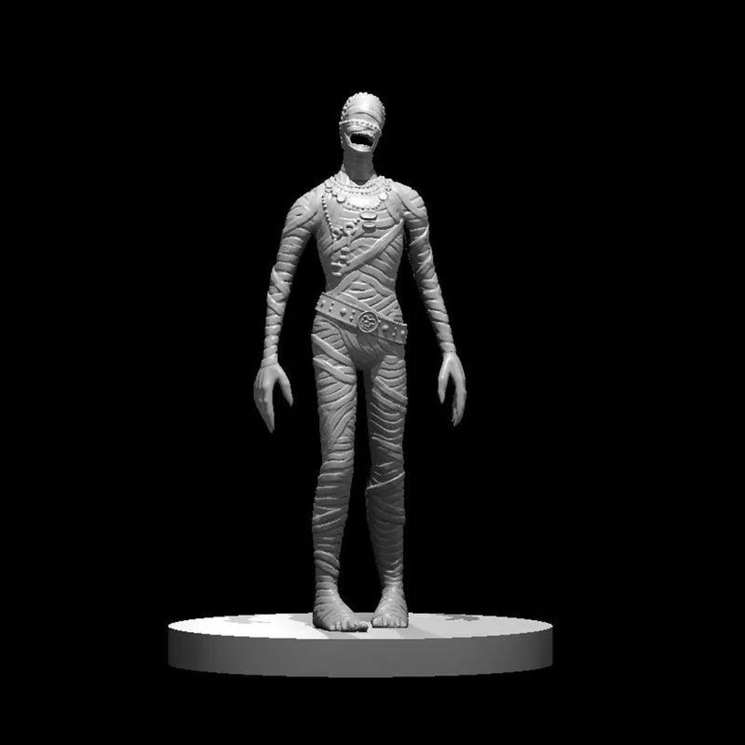 Custom 3D Printed Mummy Miniatures (set of 8) - Etsy