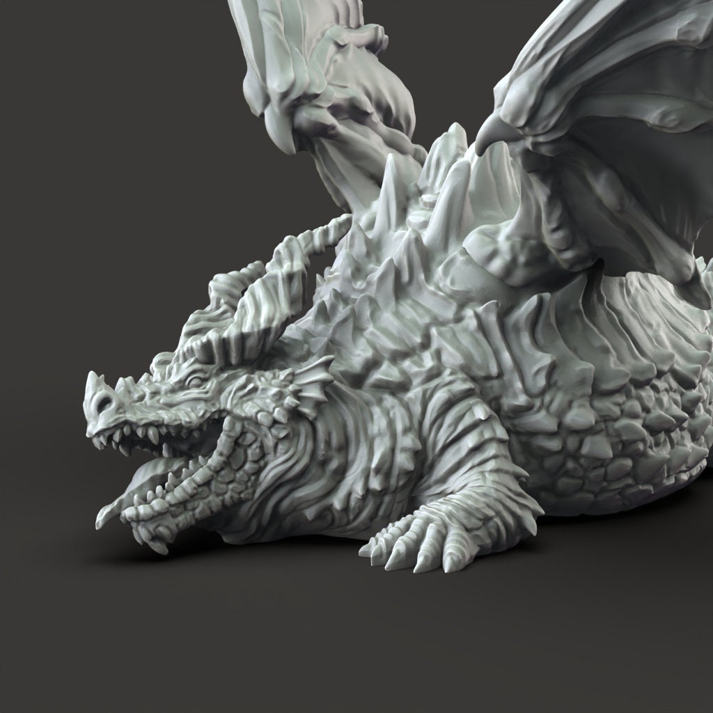 Custom 3D Printed Chonky Red Dragon themberchaud - Etsy