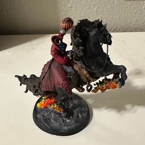 3D Printed Headless Horseman/dullahan Gaming Miniature - Etsy