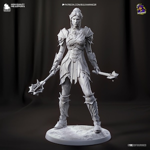 Custom 3D Printed BG3 Baldur's Gate 3 (III) Minthara Miniature/statue ...