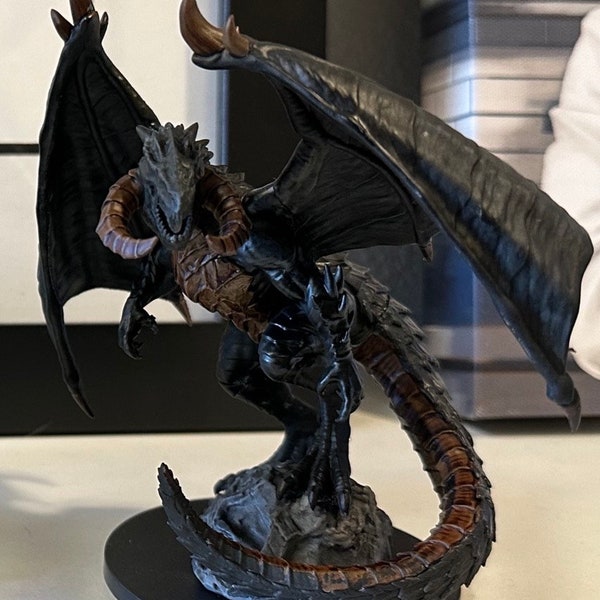 Adult Black Dragon Miniature - Etsy