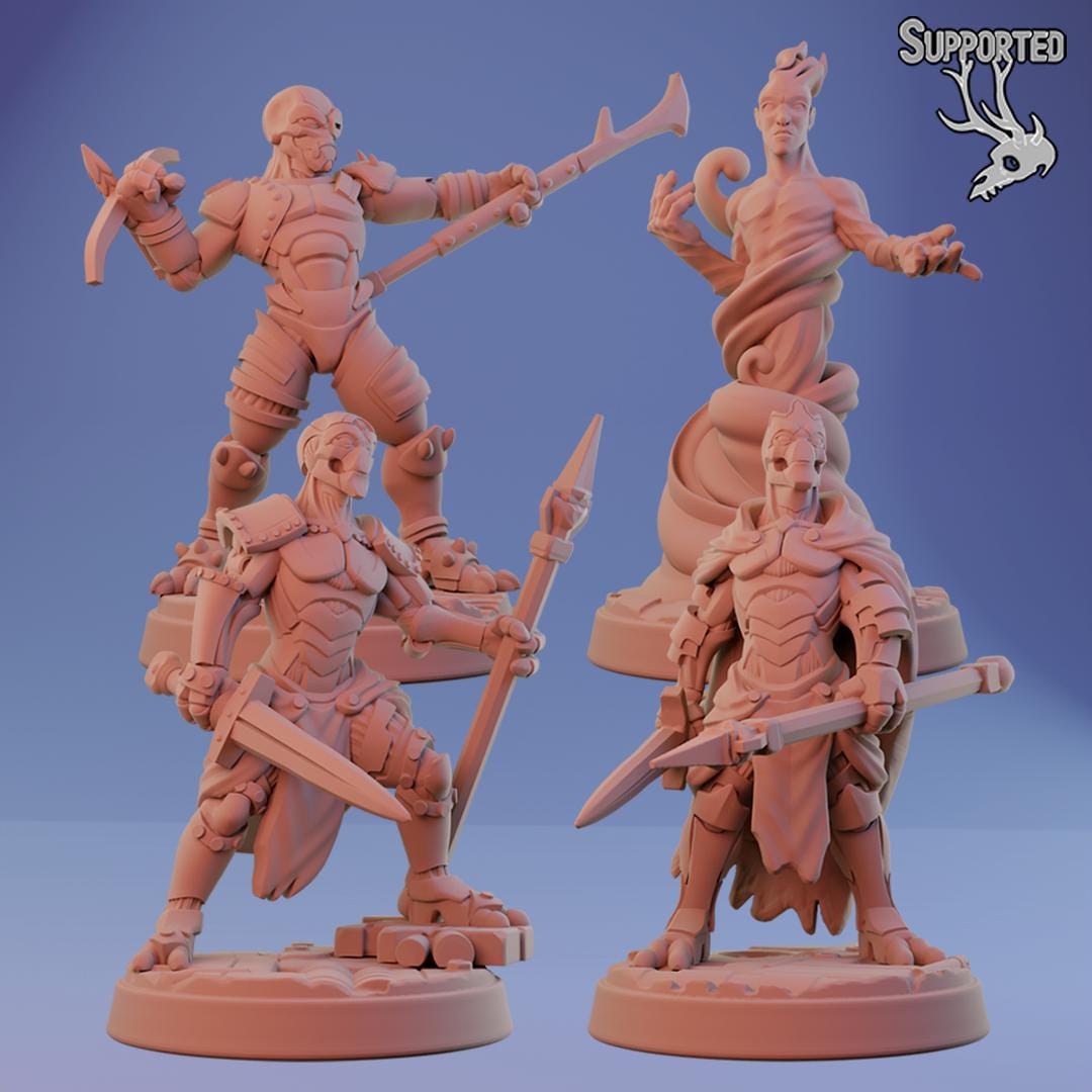 Ruined Colossus Warforged (4 Pack) - Etsy