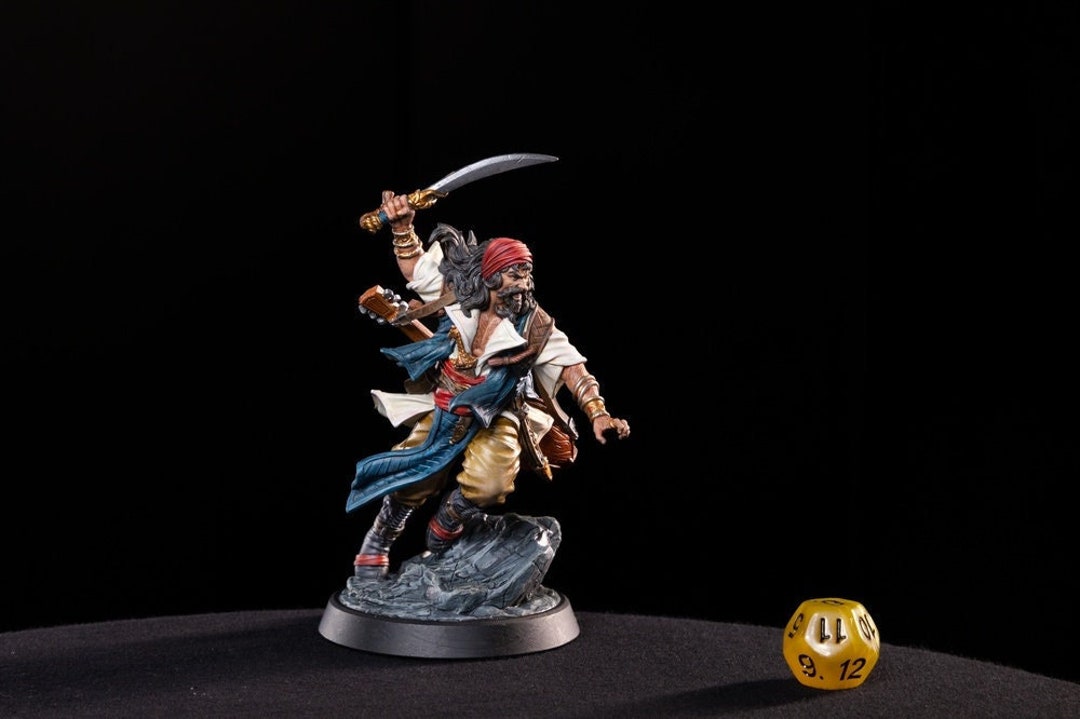 Custom 3D Printed Vistani Male Miniature - Etsy