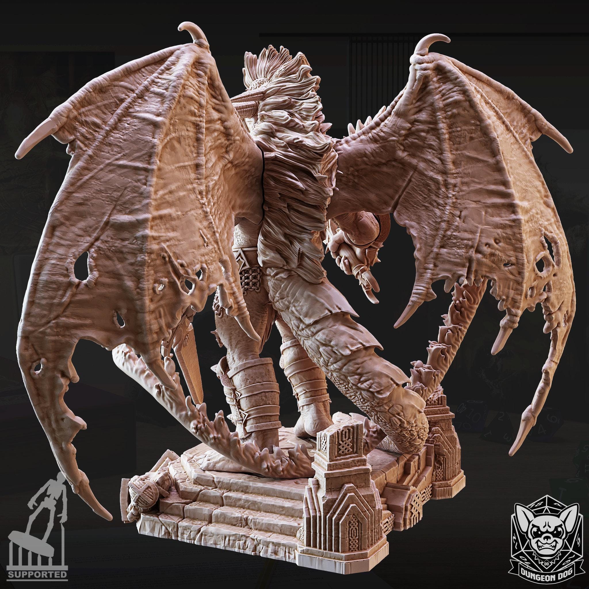 Custom 3D Printed Balor Miniature - Etsy