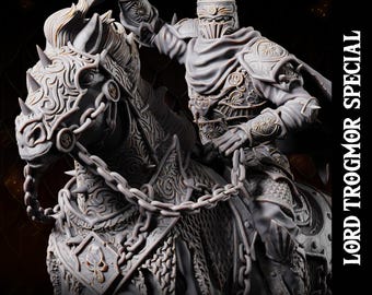 Lord Soth, Mounted Knight of the Black Rose - RN Estudio Printed ...