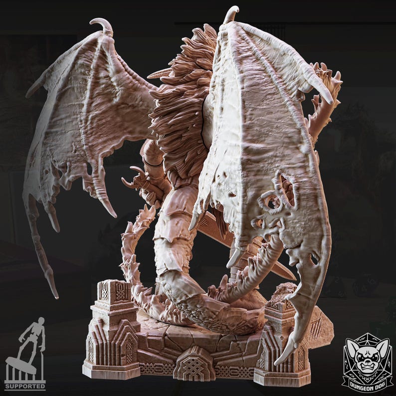 Custom 3D Printed Balor Miniature - Etsy