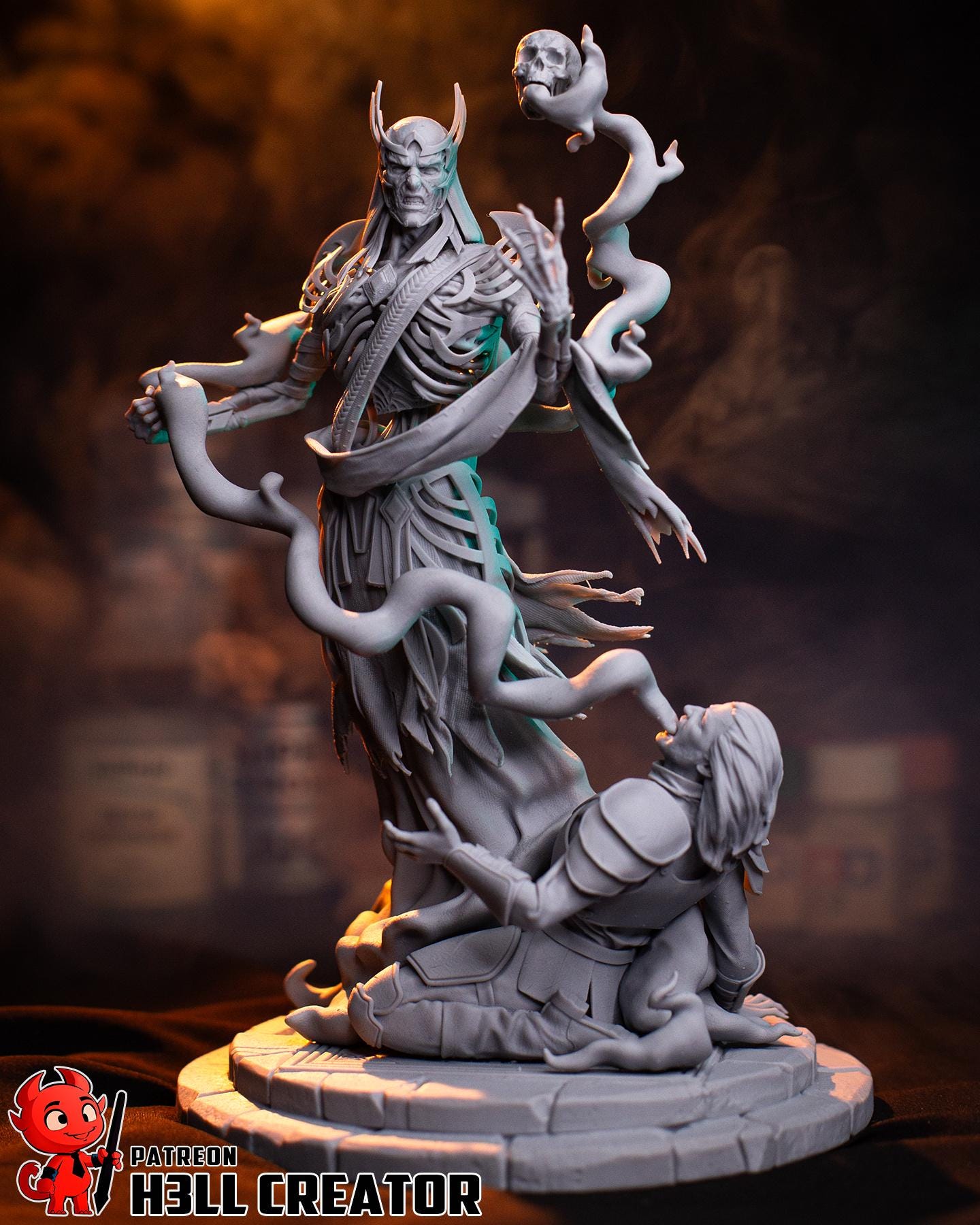 Custom 3D Printed Vecna Miniature/statue - Etsy